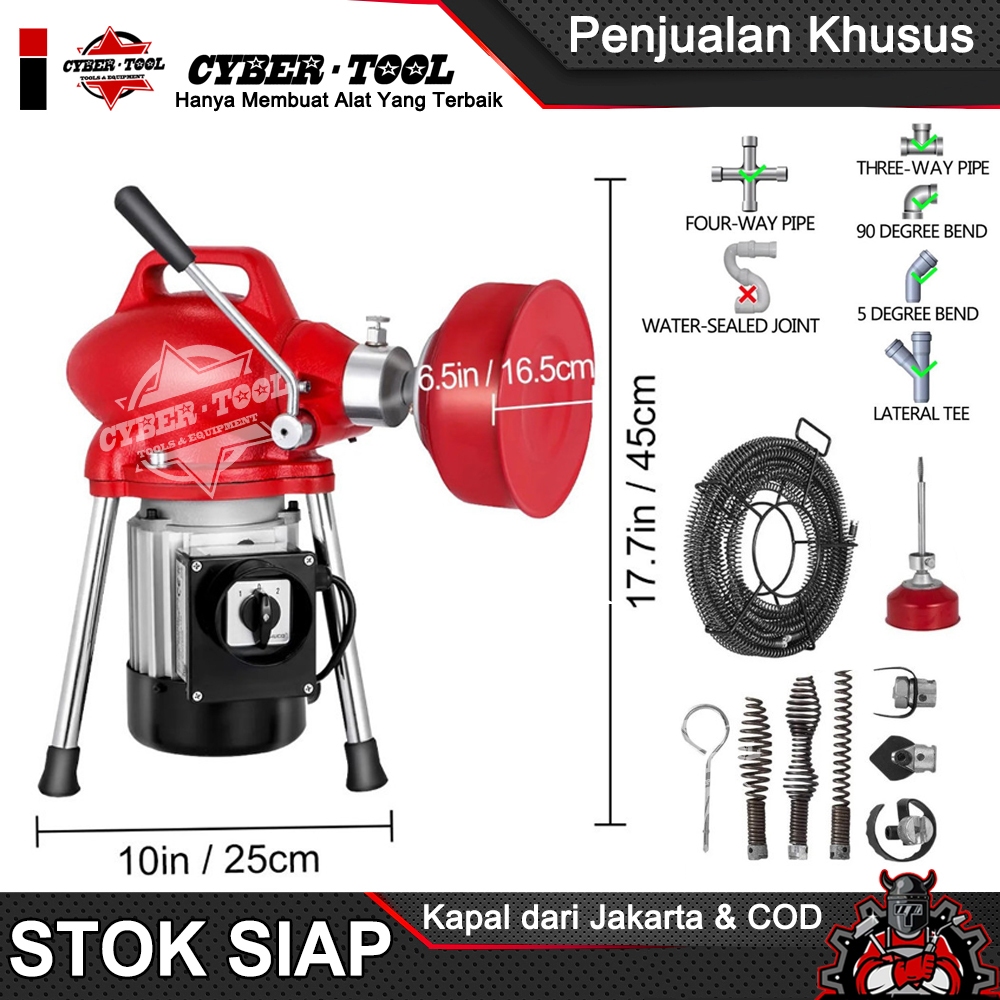 Jual Alat Pembersih Pipa Mampet Solusi Saluran Mampet Drain Cleaner ...