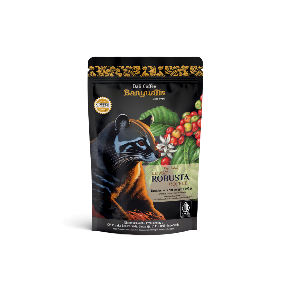 Jual Kopi Banyuatis Luwak Robusta Powder 100 gram Pure Luwak Coffee ...