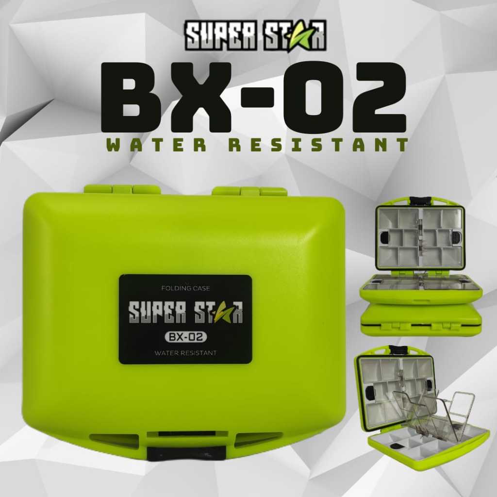 Jual Box Pancing - Water Resistant Folding Case Super Star BX-02 | Shopee Indonesia
