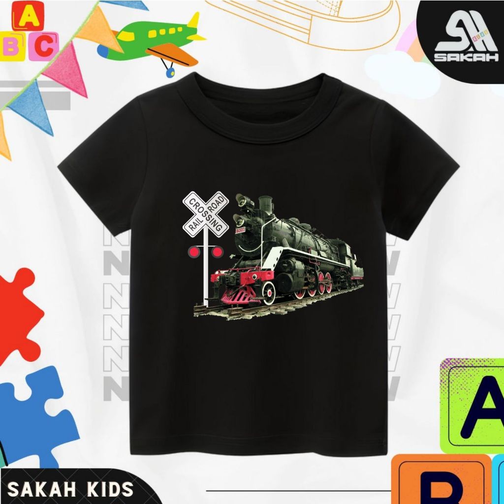 Jual Kaos Anak Custom Nama Combed 30s KAI KERETA API 20 Untuk Anak dan Hadiah Anak Laki-Laki dan ...