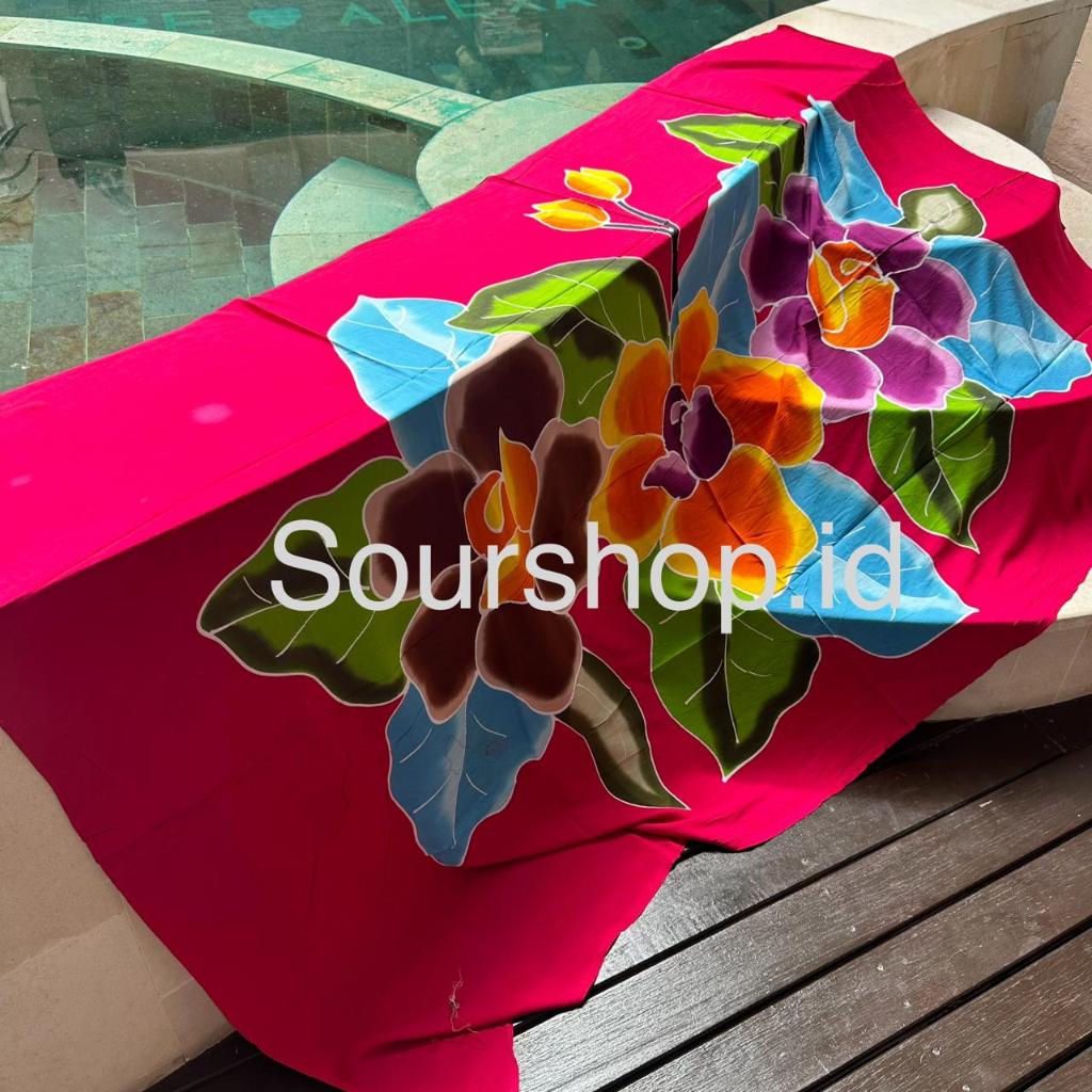 Jual Kain Pantai Bali Jumbo Premium 2 meter Part A | Kain Pantai Lukis Tebal Asli 200x123cm ...