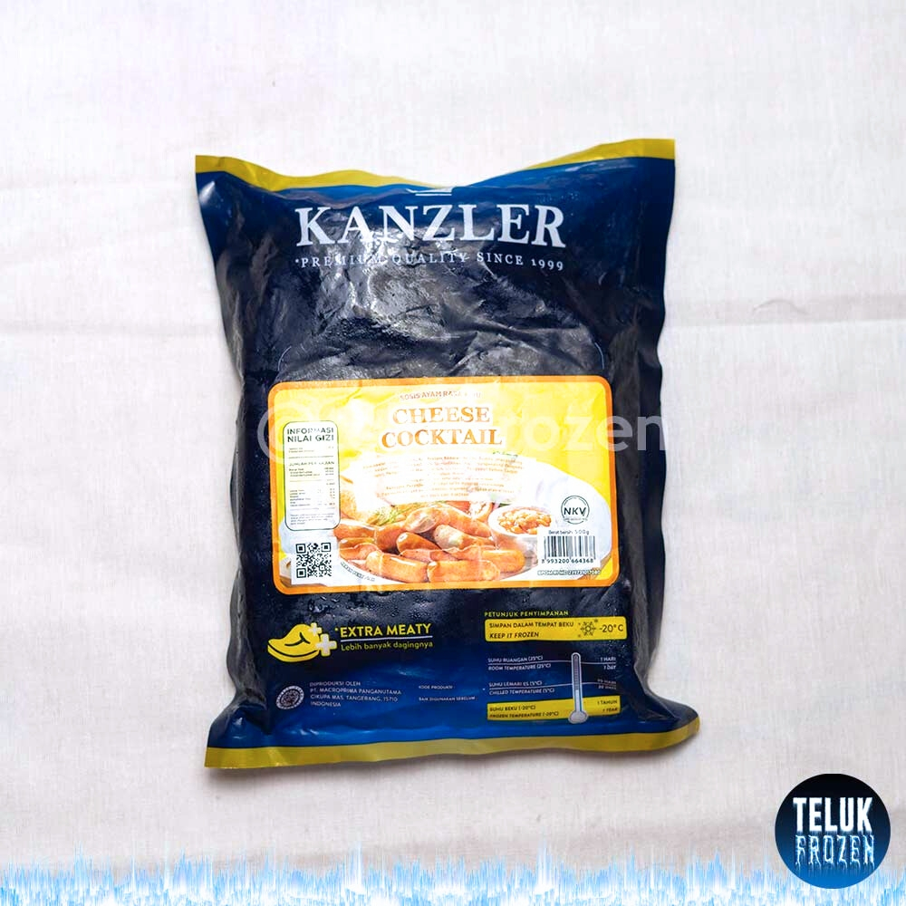 Jual sosis kanzler cheese cocktail 500gr 500 gram isi 26 pcs keju mini ...