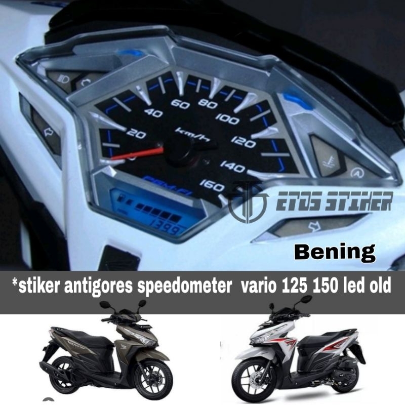 Jual Stiker antigores speedometer vario 125 led old stiker pelindung ...