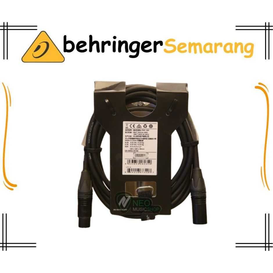 Jual Behringer PMC-300 / PMC 300 / PMC300 Platinum Performance 3 m (10 ...