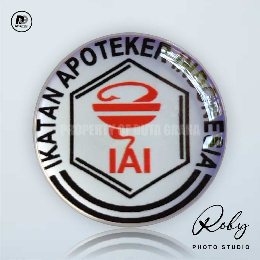 Jual Pin Resin Iai Pin Bros Aksesoris Souvenir Ikatan Apoteker Indonesia Shopee Indonesia