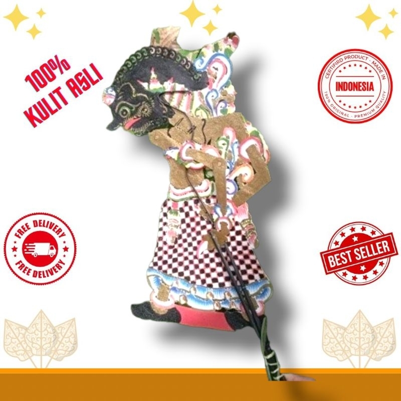 Jual Wayang Kulit Sapi ASLI Dewa Ruci Ukuran Standar Dalang | Shopee ...