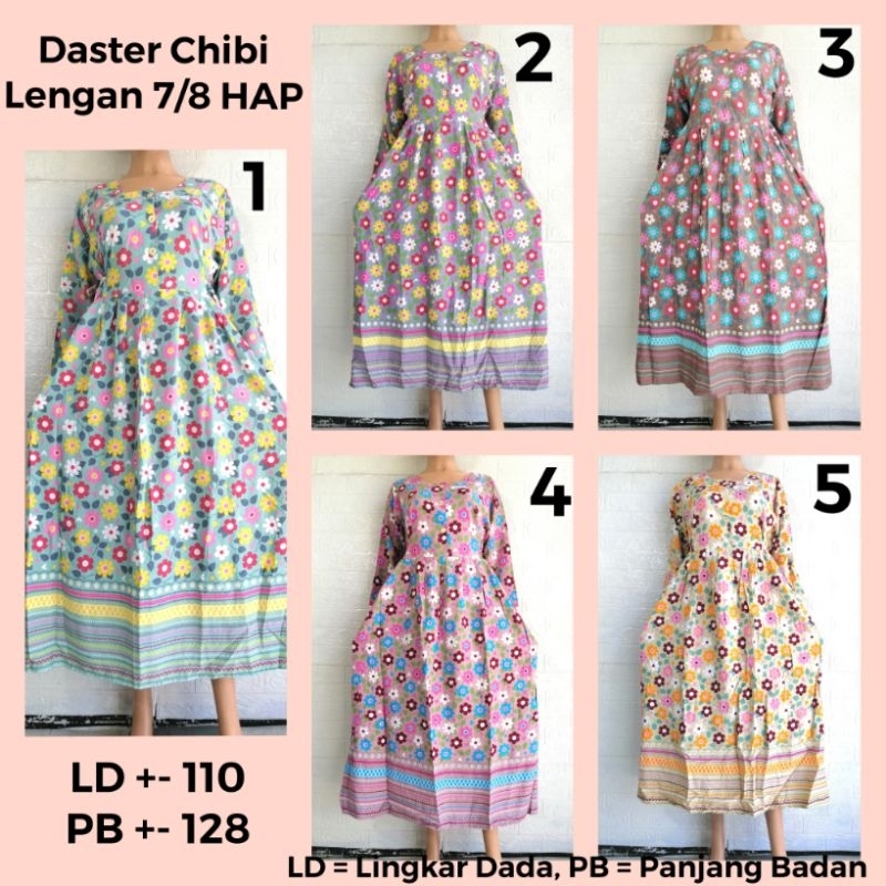 Jual DASTER CHIBI LENGAN 7/8 HAP ADEM BUSUI FRIENDLY BTRG + NDND ...