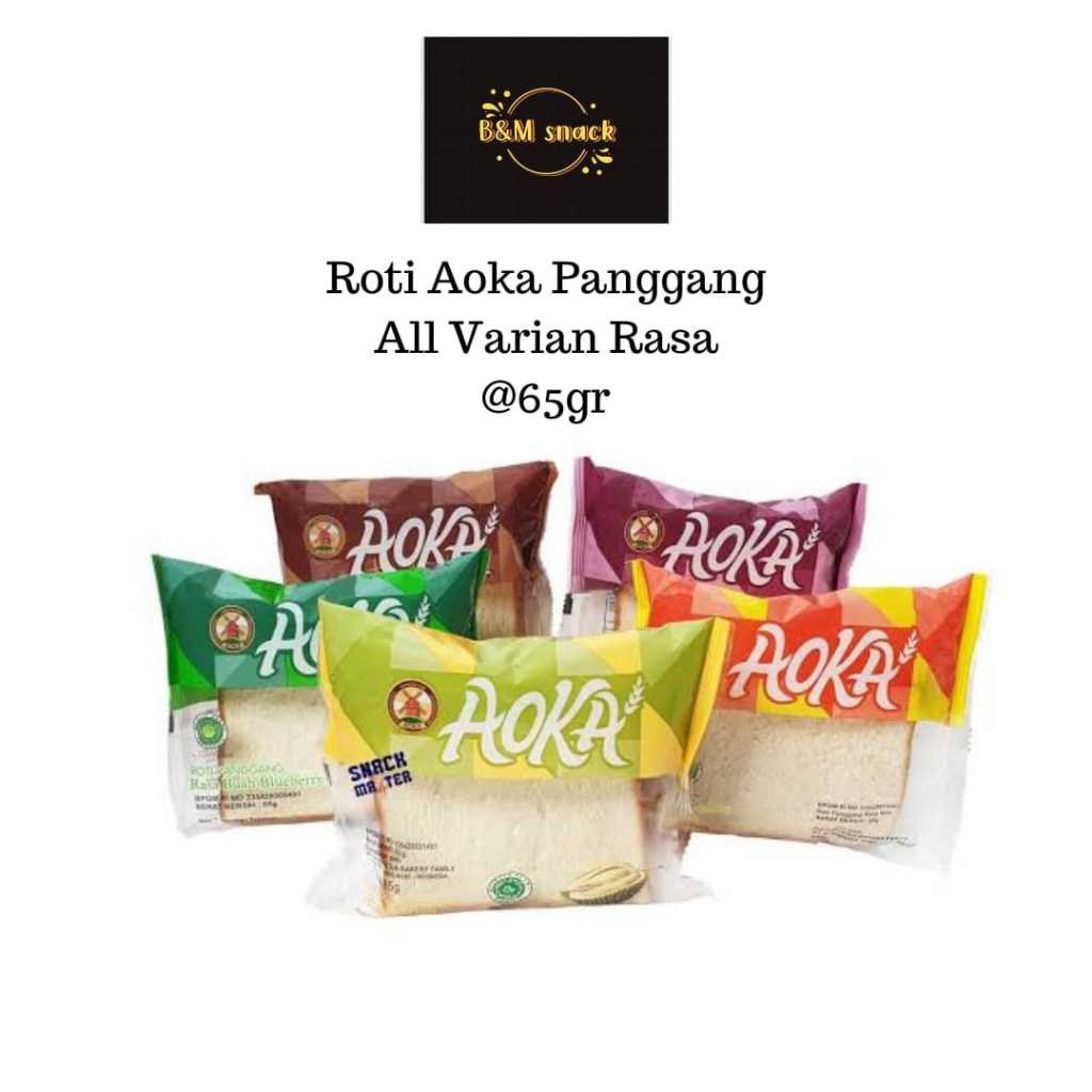 Jual AOKA Roti Panggang - Netto 65gr | Shopee Indonesia