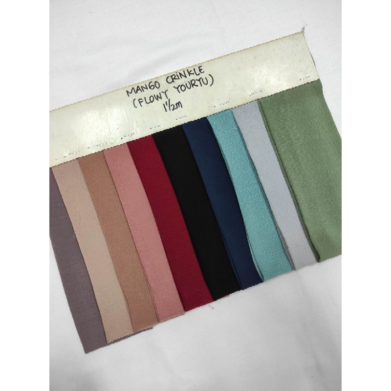 Jual Kain Mango Crinkle Flowy Airflow Yoryu Cringkle | Shopee Indonesia