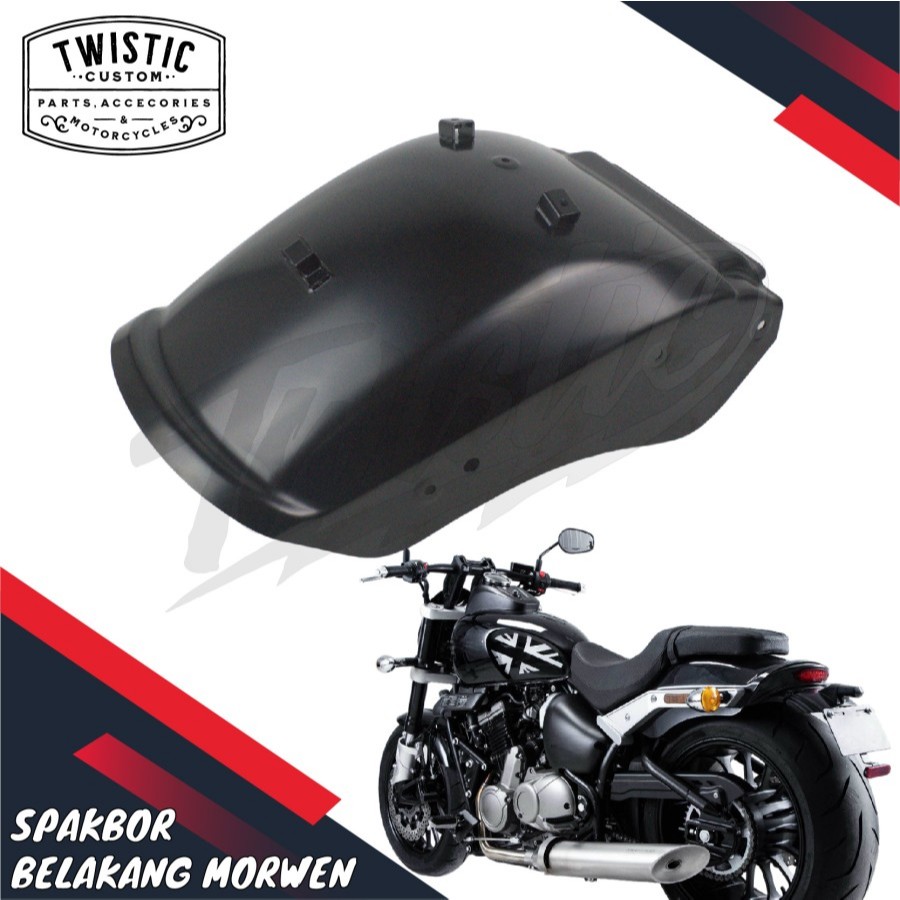Jual Spakbor Fender Belakang Morwen Motor Bobber Cruiser Futuristic ...