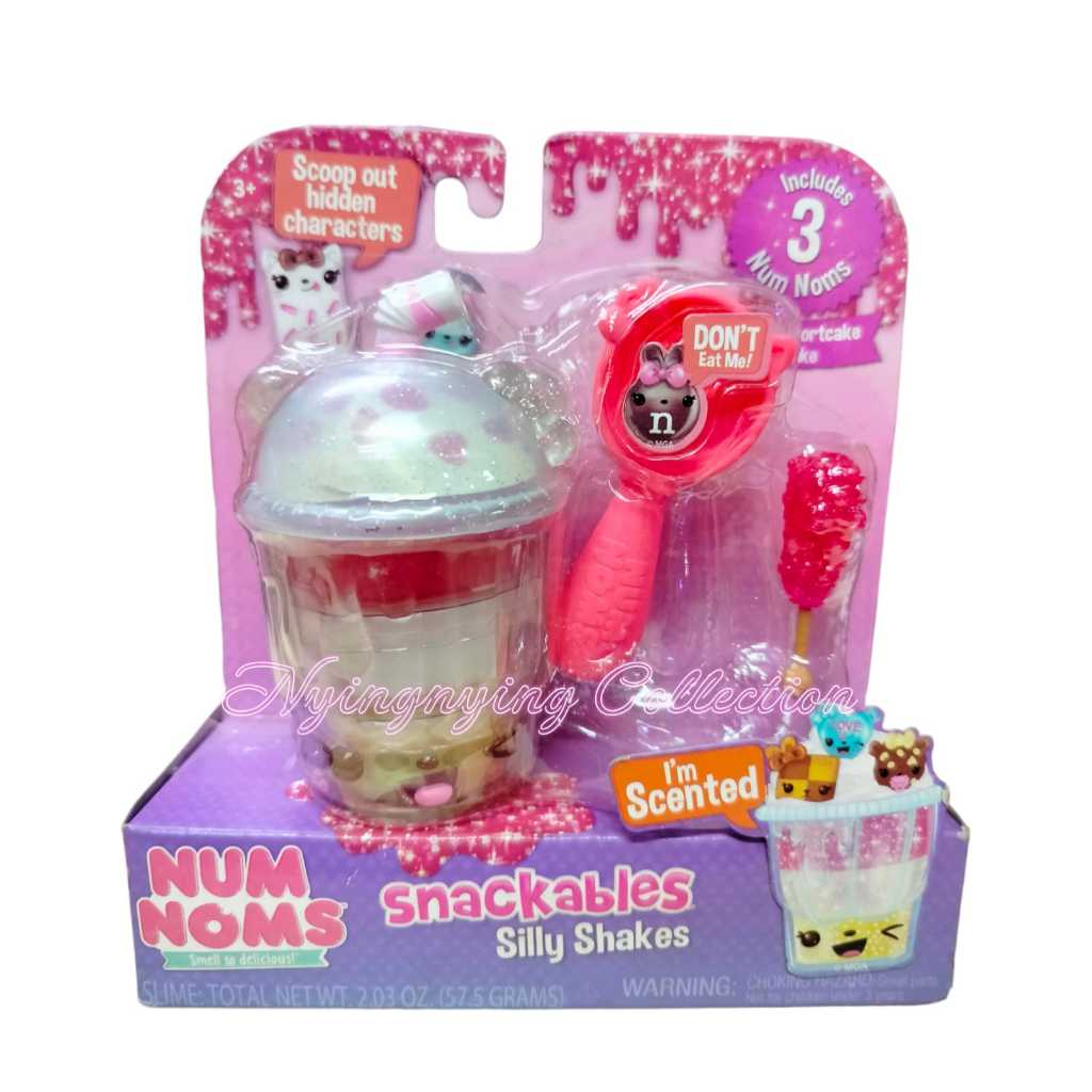Jual Mainan Num Noms Snackables Silly Shakes Berry Shortcake Shake Slime | Shopee Indonesia