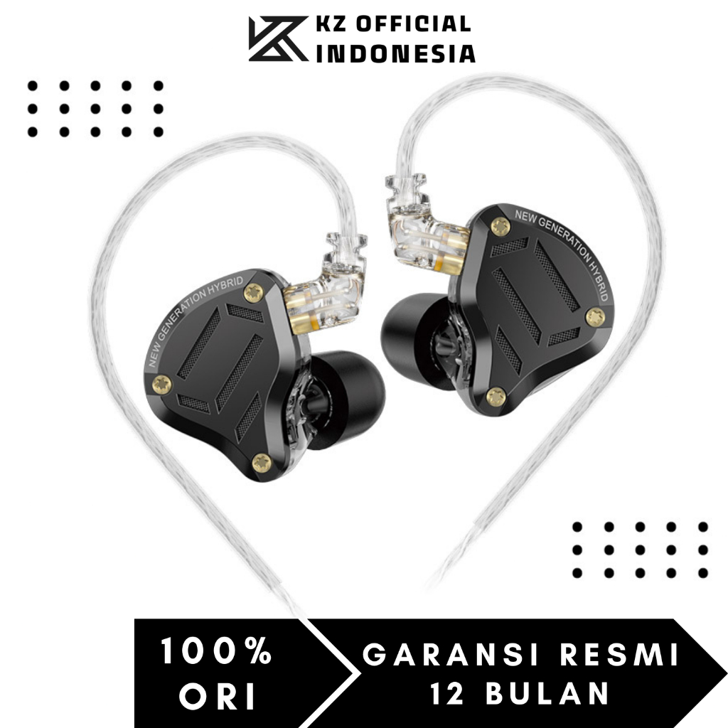 Jual KZ ZS10 Pro 2 Penta Hybrid Driver In Ear Metal Earphone with MIC ...