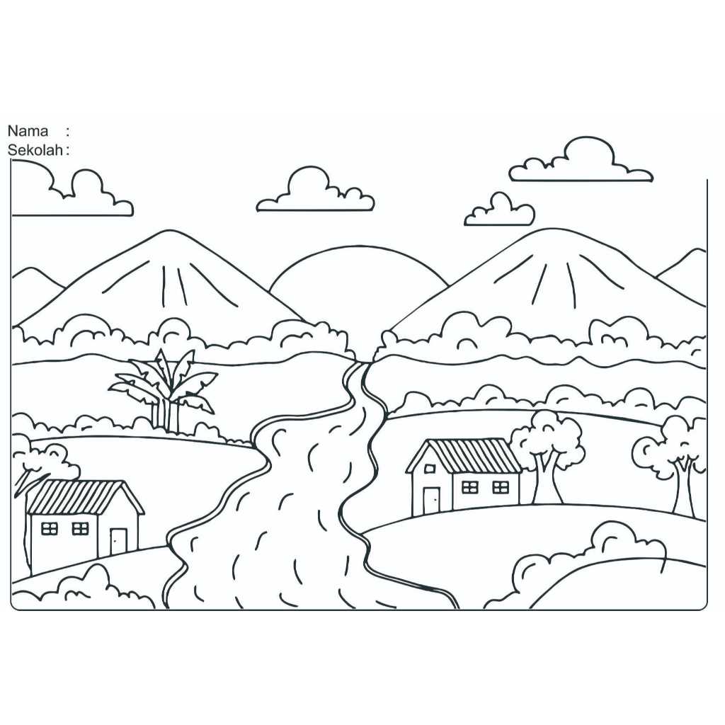 Jual KERTAS MEWARNAI / COLORING / KERTAS GAMBAR / ALAM / CUSTOM ...
