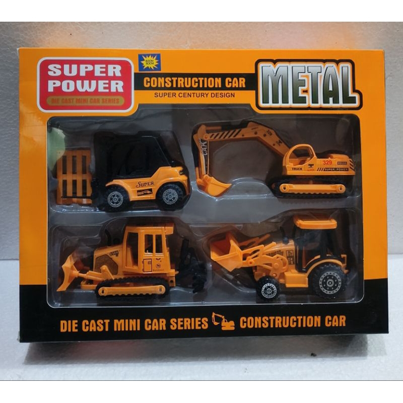 Jual METAL Construction Car Die Cast Mini Car Series | Shopee Indonesia