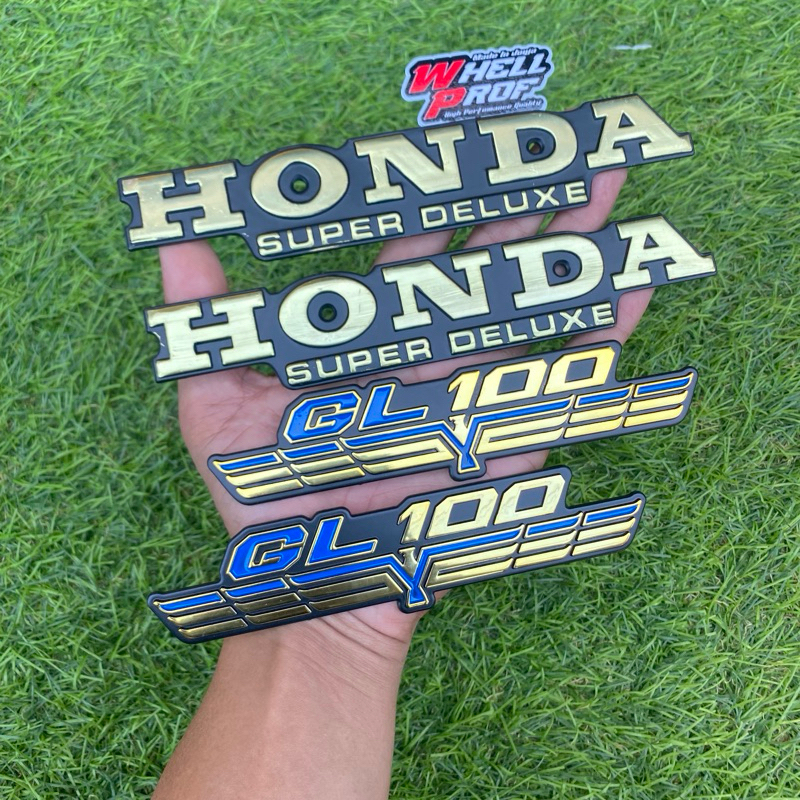 Jual EMBLEM TANGKI GL 100 GL 125 LOGO TANGKI GL 100 GL 125 SET EMBLEM ...