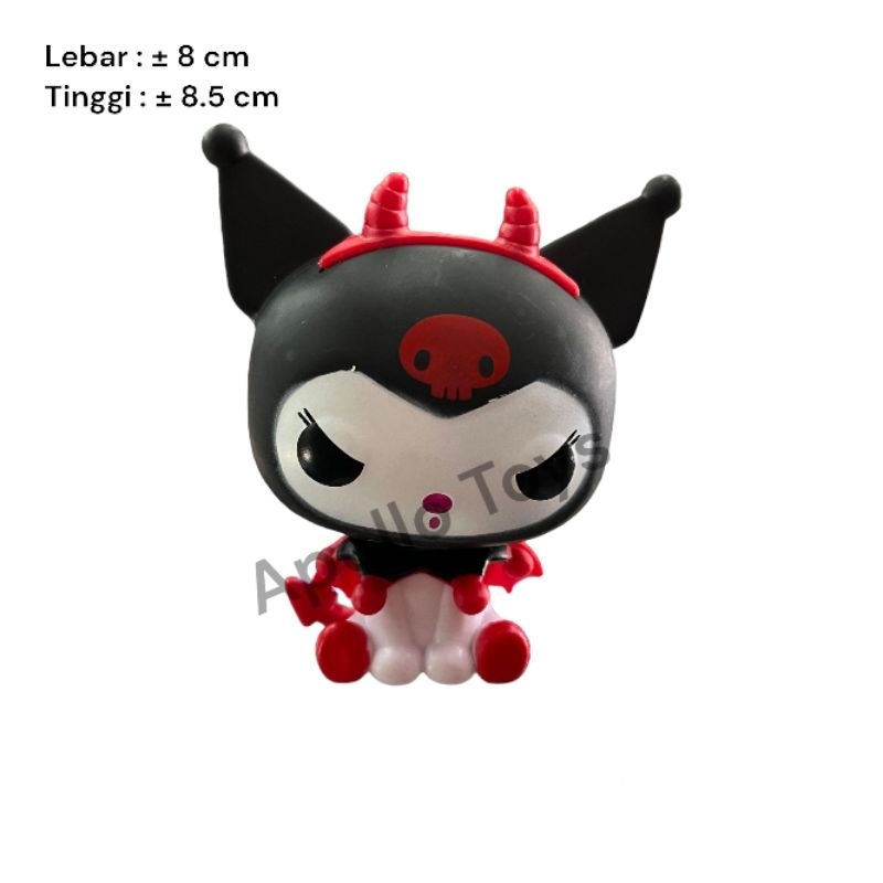 Jual Figure Kuromi Red 7887 ApolloToysBdg | Shopee Indonesia