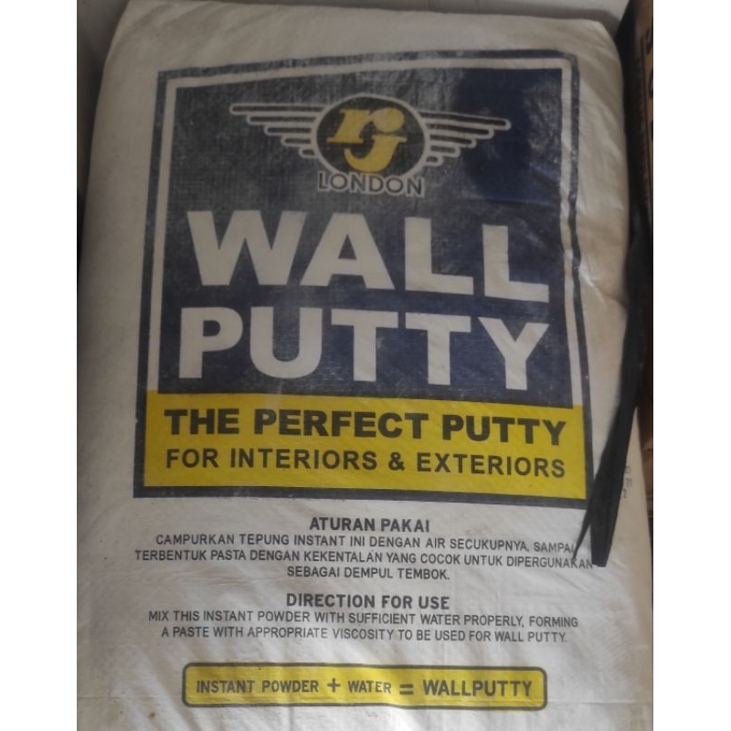 Jual Dempul Tembok Wall Putty Instan Kemasan Bubuk 1Kg Plamir Kayu ...