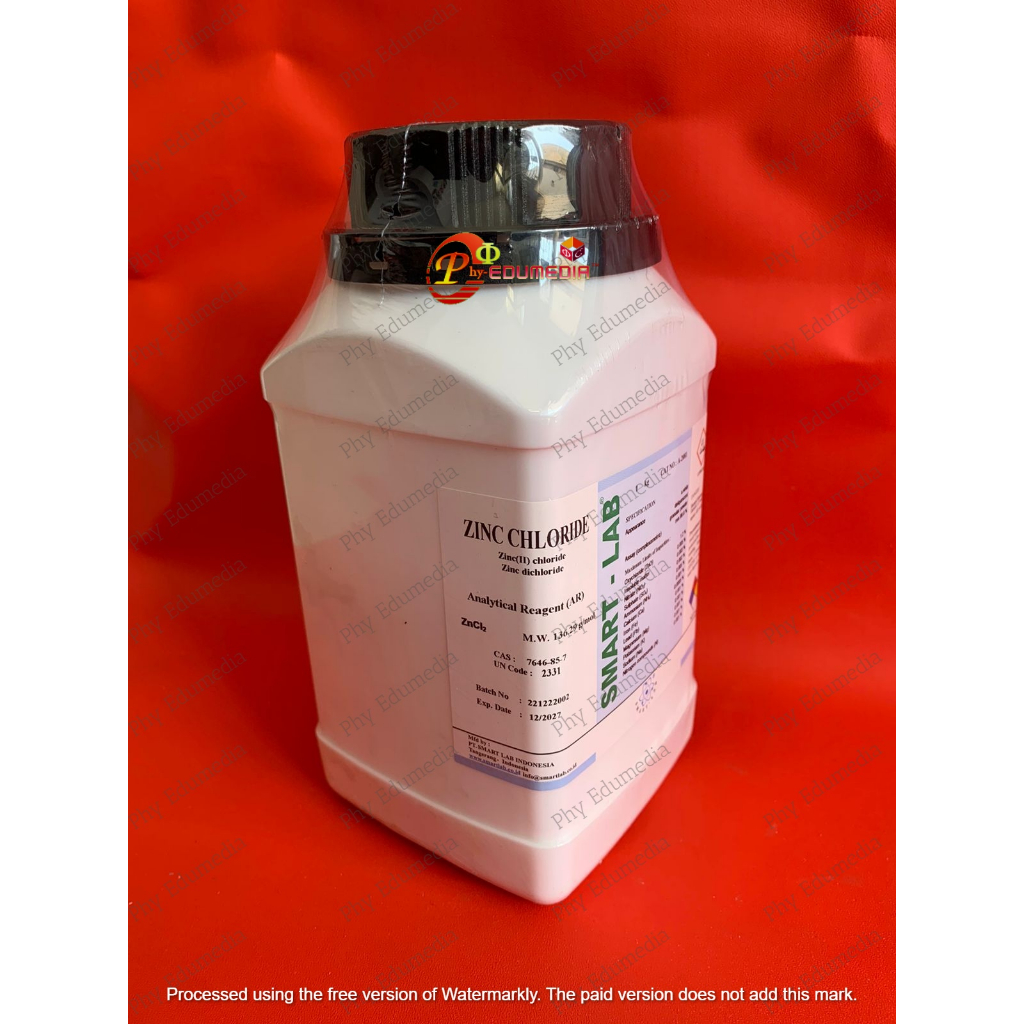 Jual Zinc Chloride Smartlab / Zncl2 / Seng Klorida Analis Ecer Per Gram ...