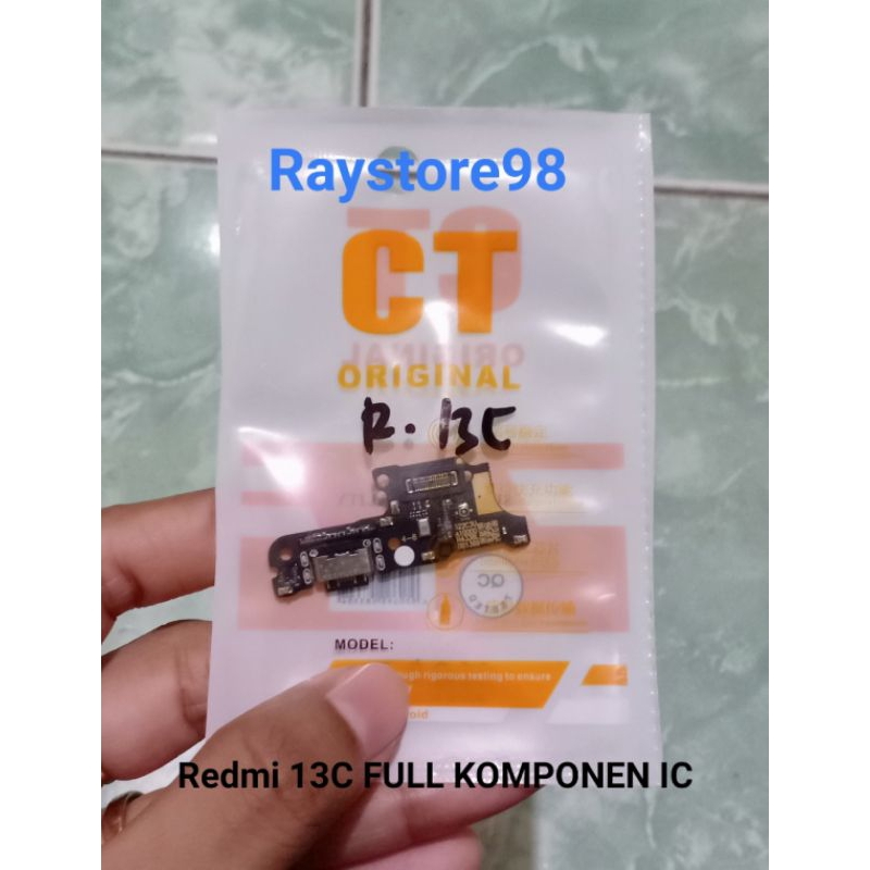 Jual Fleksibel Charger Redmi 13C ORIGINAL FULL KOMPONEN IC Flexible Flexibel Konektor Carjer PCB ...