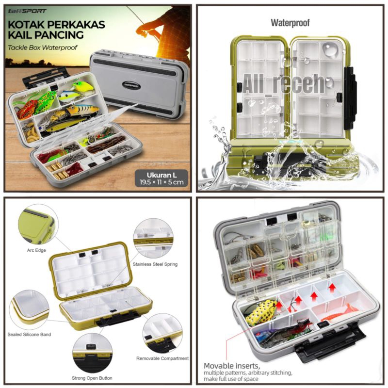 Jual Kotak Perkakas Kail Pancing besar/kotak kail/kotak pancing/pancing | Shopee Indonesia