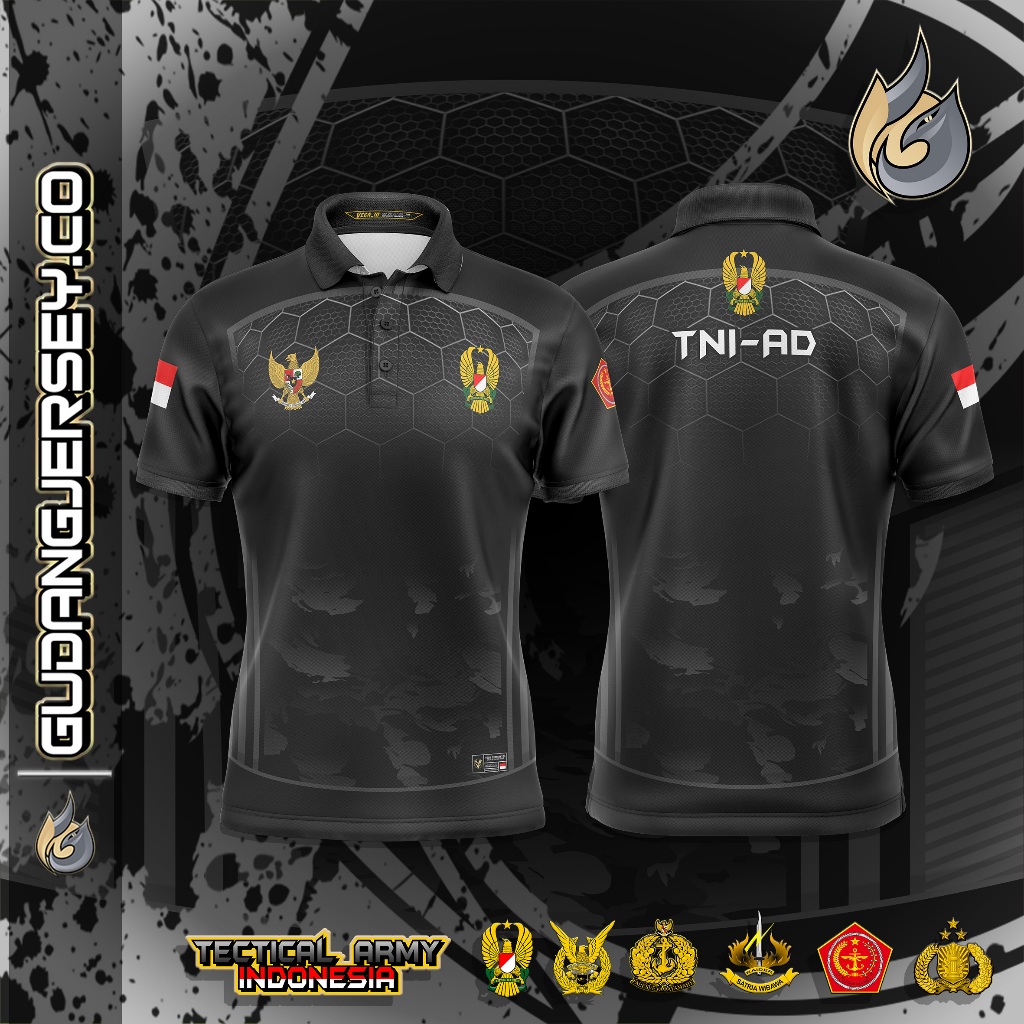 Jual JERSEY TNI AD / TNI AL / TNI AU / POLRI FREE CUSTOM LOGO | Shopee ...