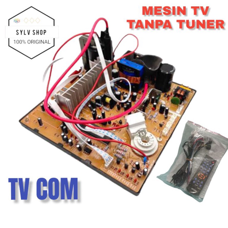 Jual Oke Pr mesin tv tanpa tuner wcom wansonic tv tabung 1421 inch ...