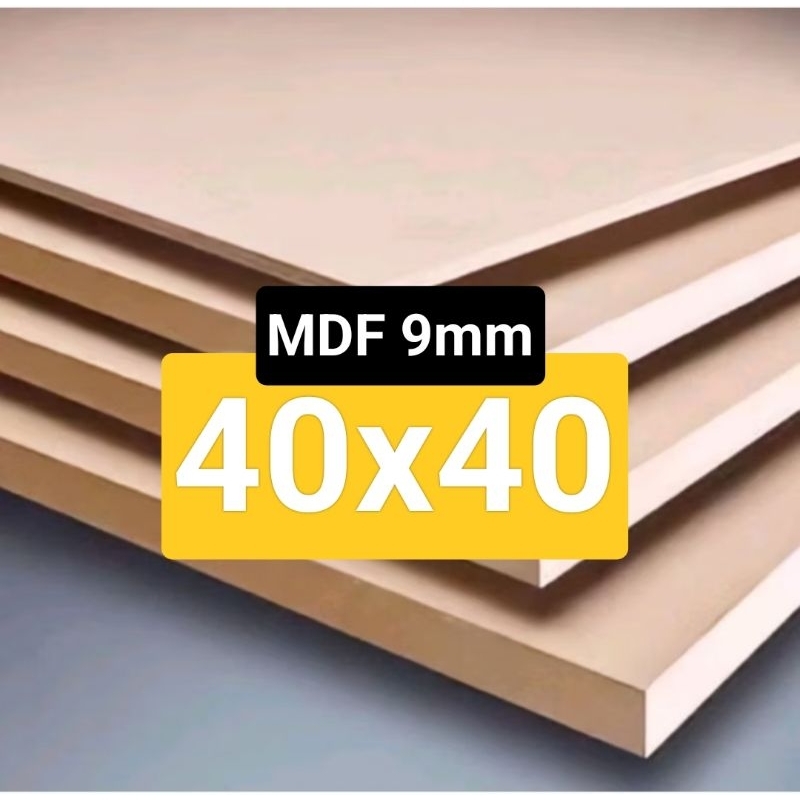 Jual PAPAN MDF TEBAL 9MM UKURAN 40 X 40 CM | Shopee Indonesia