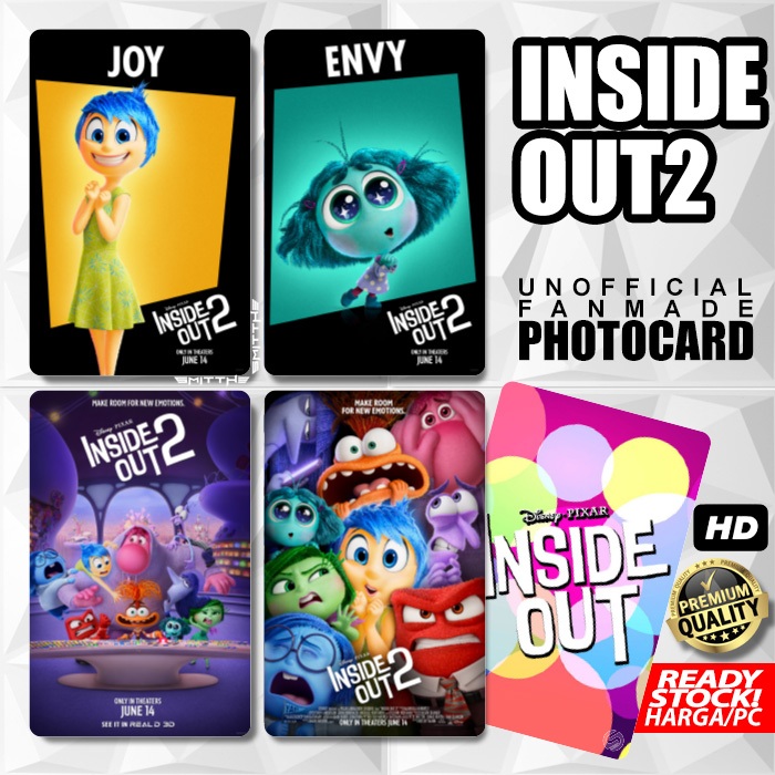 Jual Photocard Inside Out Kartu Film Movie Photo Card Koleksi | Shopee ...