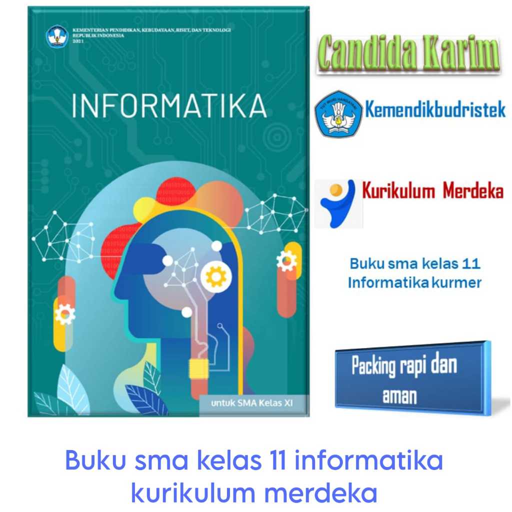 Jual Buku paket sma kelas 11 2 XI informatika kurikulum merdeka ...
