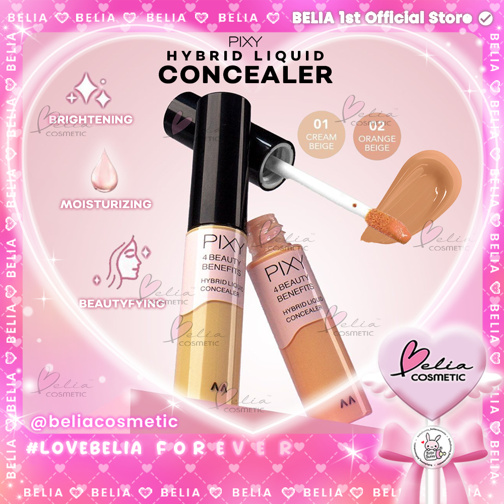 Jual BELIA PIXY Hybrid Liquid Concealer 4 Beauty Benefits | Skin Hybrid ...