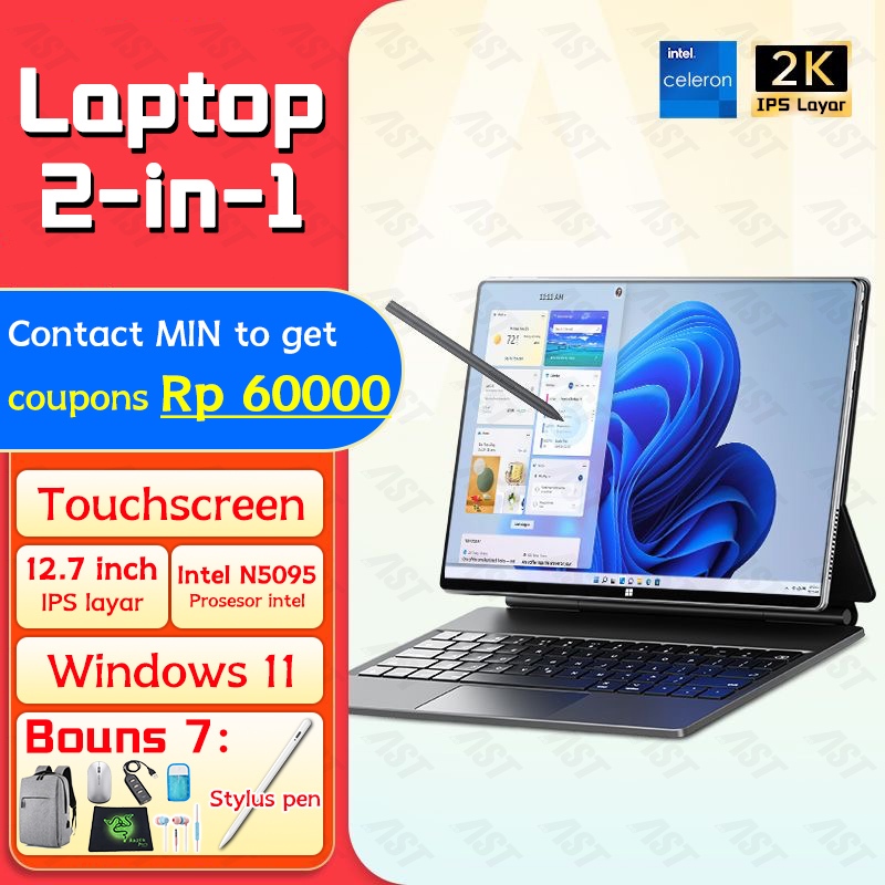 Jual AST laptop 2in1 touchscreen RAM16g+512gb SSD baru mini Portabel ...