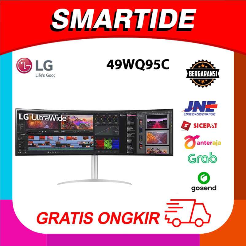 Jual Monitor LG 49wq95c ( 49 Inch ) Curved UltraWide Gaming Monitor - DQHD Nano IPS 144Hz 1ms ...