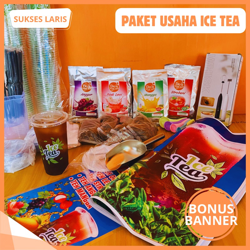Jual PAKET USAHA ICE TEA ES TEH KEKINIAN ANEKA RASA | PAKET JUALAN ES ... Jual PAKET USAHA ICE TEA ES TEH KEKINIAN ANEKA RASA | PAKET JUALAN ES ...