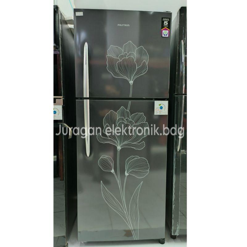 Jual POLYTRON Kulkas 2 Pintu Metallic 210 liter PRB 217 TY | Shopee ...