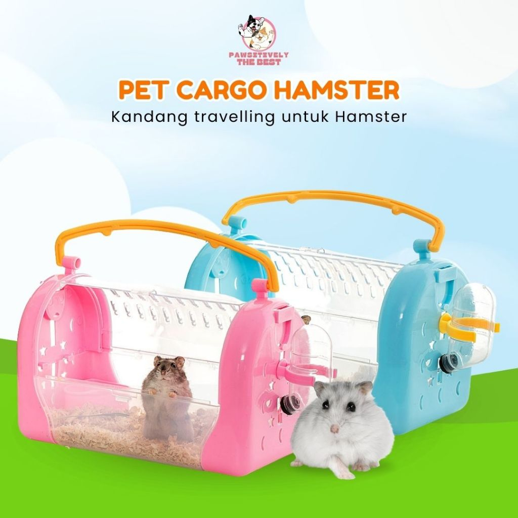 Jual PET CARGO HAMSTER - TAS TRAVELLING UNTUK HAMSTER/SUGAR GLIDER ...