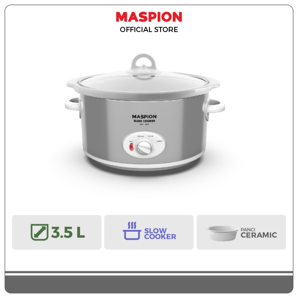 Jual Maspion Slow Cooker Magic Cooker 3.5 Liter MSC-1835 | Shopee Indonesia