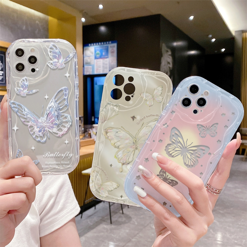 Jual Merek Modis Transparan 3D Tepi Gelombang Casing Case OPPO A5S A15 ...