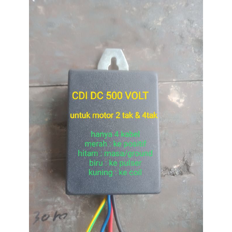 Jual CDI DC 500 volt no limit untuk motor 2 tak dan 4 tak | Shopee ...