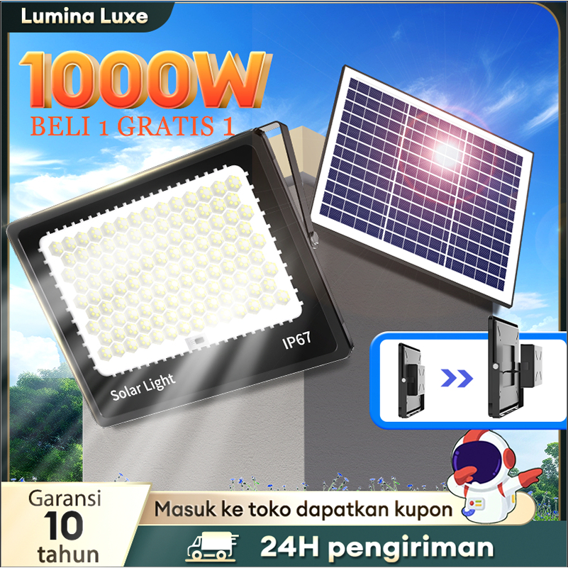 Jual 【7 hari gratis】 lampu tenaga surya【produk terbaru】panel surya ...