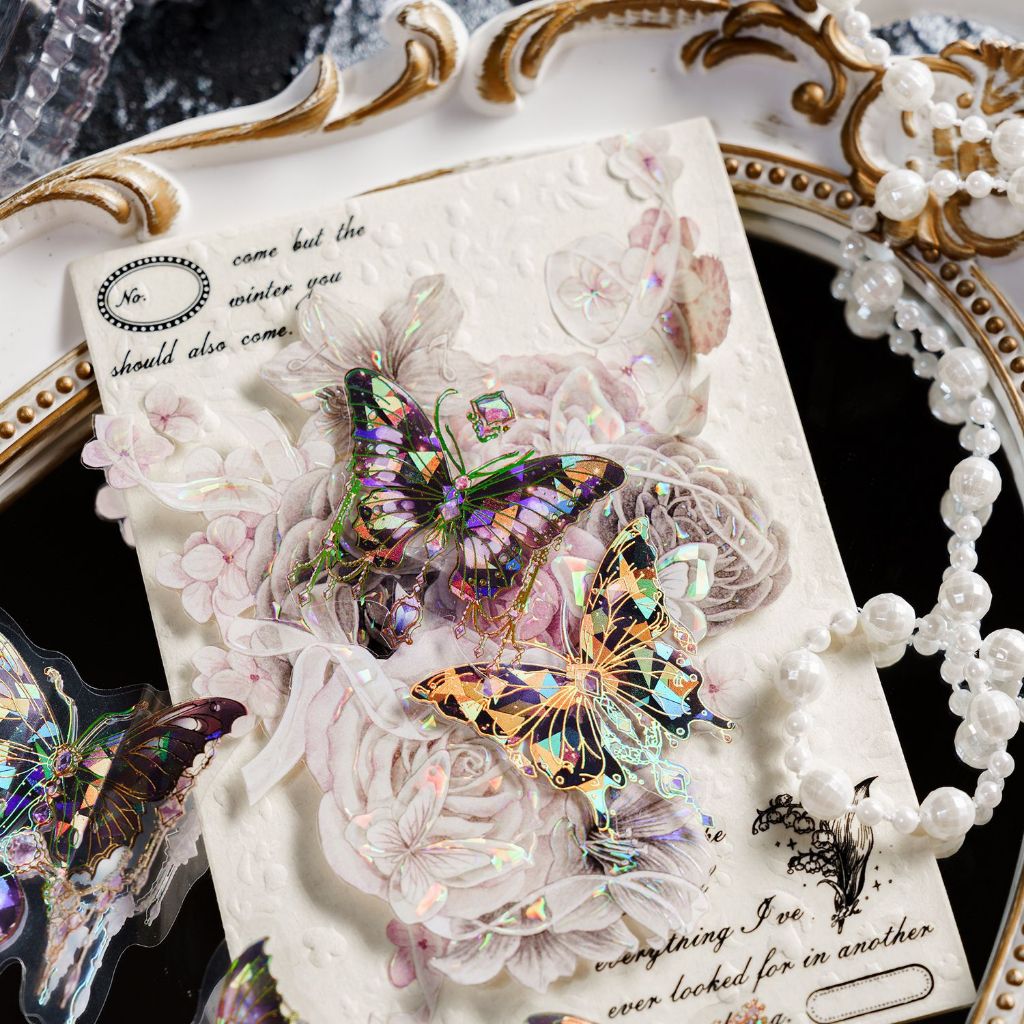 Jual Stiker Hiasan Cantik Kupu Kupu Ubur Ubur Cantik Hiasan kerajinan ...