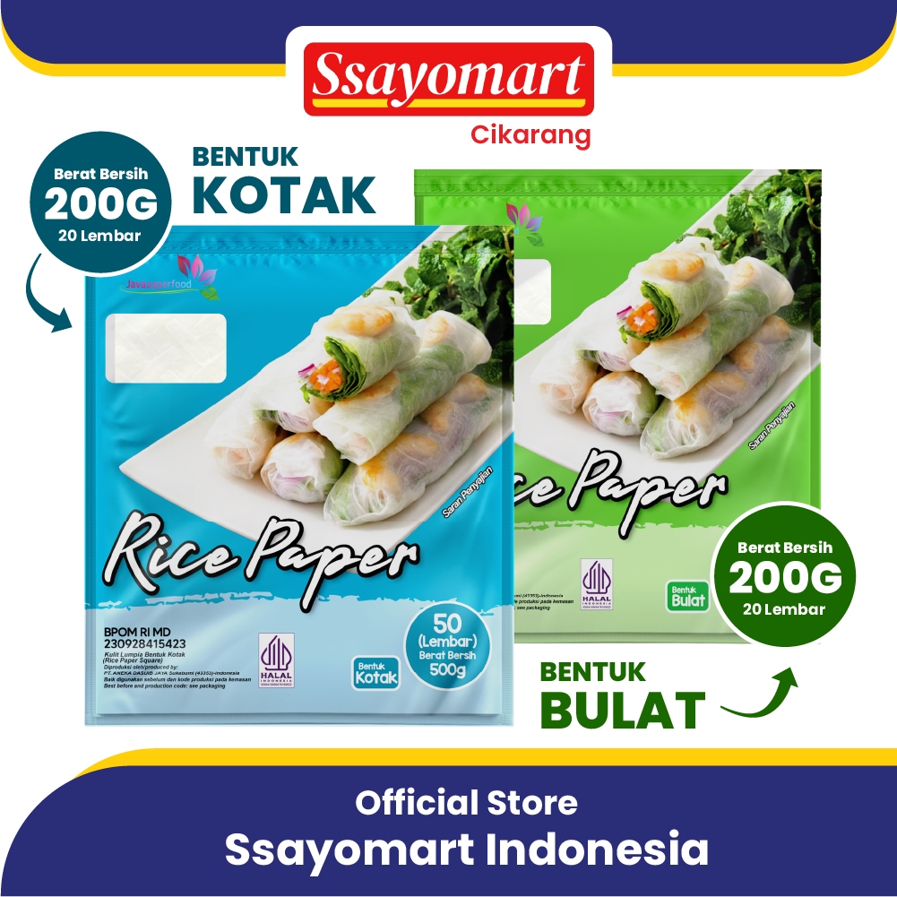 Jual Rice Paper Halal / Banh Trang High Quality Rice Paper 22cm / Kulit ...