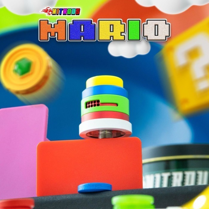 Jual NITROUS RDA DUAL CAP NITROUS RDA MARIO EDITION 100% AUTHENTIC By ...