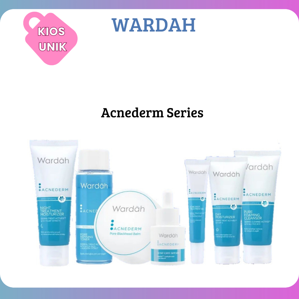 Jual Wardah Acnederm Series | Acne Care Serum | Acne Spot Treatment Gel ...