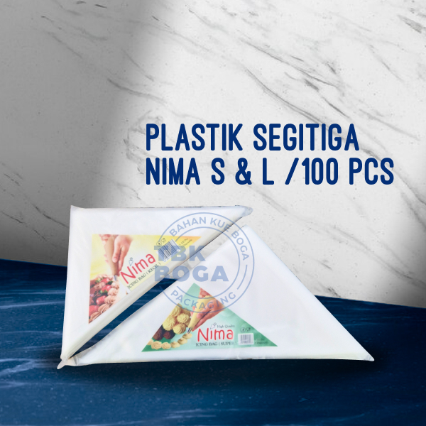Jual Piping Bag Nima ( S, L - 100 pcs ) Plastik Segitiga Icing Plastic Pipping Fla Vla | Shopee ...