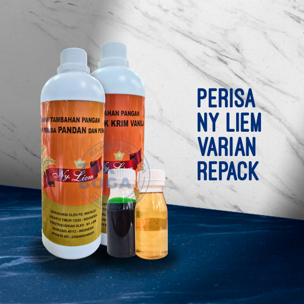 Jual ( Repack ) Perisa Ny Liem 80 ml ( Moka, Pandan, Coklat, Vanila ...