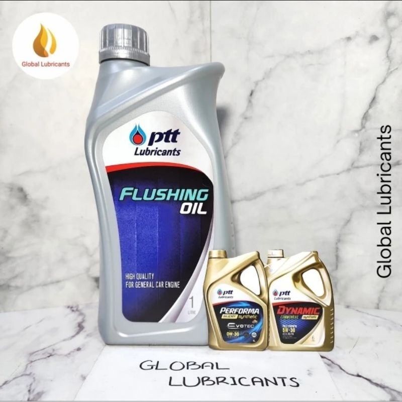 Jual PTT Lubricants Flushing Oil/ Engine Flush 1 Liter (Pembersih Kerak ...