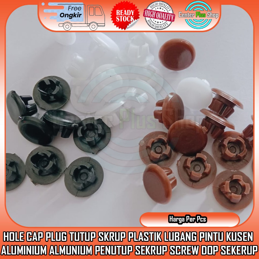 Jual Tutup Skrup Plastik Hole Cap Plug Lubang Pintu Kusen Aluminium ...