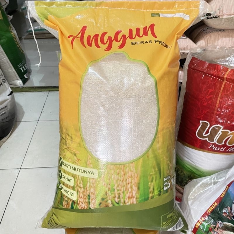 Jual Beras Premium Anggun 25 Kg | Shopee Indonesia