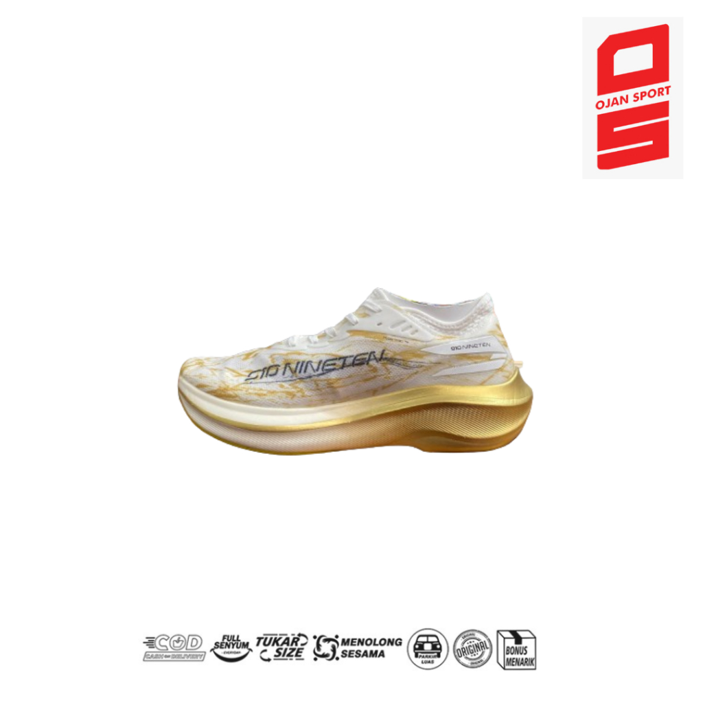 Jual SEPATU RUNNING 910 HAZE VELOCE - WHITE/GOLD | Shopee Indonesia