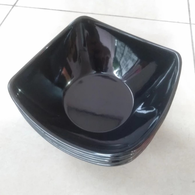 Jual FJS - (6 pcs / 1 lusin) Mangkuk Melamin Lengkung (15 cm / 6 inch ...